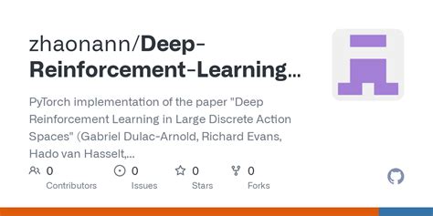 Github Zhaonanndeep Reinforcement Learning In Large Discrete Action Spaces 1 Pytorch