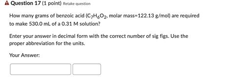 Solved A Solution Is Prepared By Dissolving 14 0 G Of