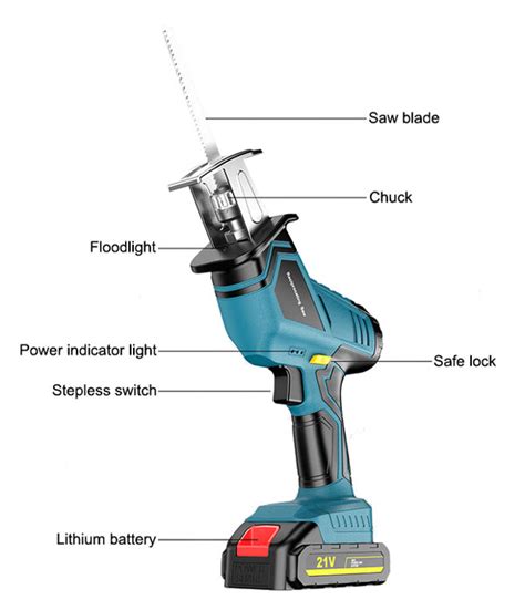 Variable Speed Reciprocating Saw 15mm Stroke