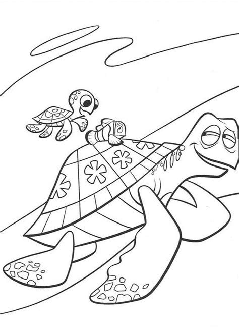 Finding Nemo Coloring Pages Finding Nemo
