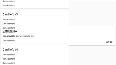 Flexbox Angularjs Material Cards With Flex Layout Overlap Stack Overflow