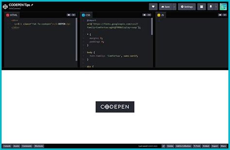 CodePenをWordPressのブログ記事に埋め込みソースコードを表示する インフォコネクト株式会社