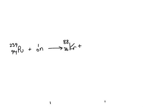 Solved Write A Nuclear Equation To Describe The Neutron Induced Fission Of Pu 239 To Form Kr 88
