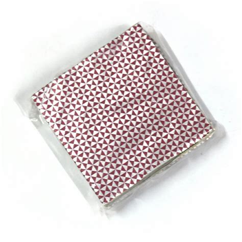 Aluminium Chocolate Foil Wrapper Assorted Colour Illusion Size