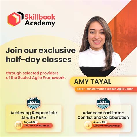 Amy Tayal Spc Cfa Csm Psm On Linkedin Agile Safe Collaboration Responsibleai