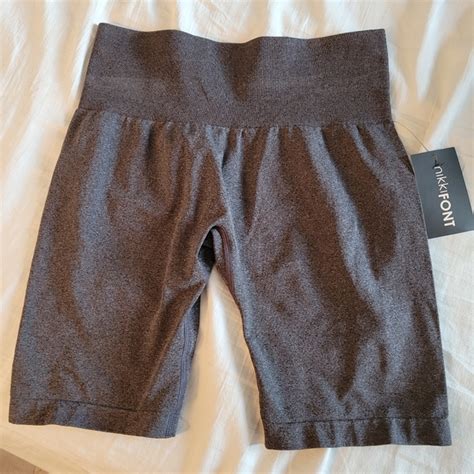 Nikki Font Shorts Nikki Font Compression Shorts Poshmark