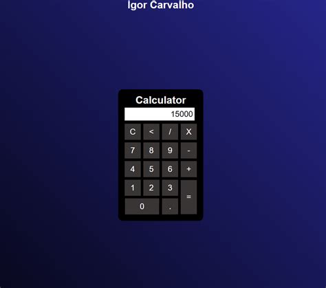 Github Igodyzcalculator Calculadora Básica Htmlcssjs