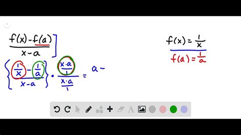 Evaluate The Difference Quotient For The Given Function Simplify Your Answer Youtube