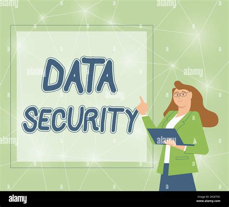 hand writing sign data security business approach the process of