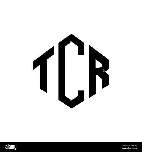 Tcr Letter Logo Design With Polygon Shape Tcr Polygon And Cube Shape