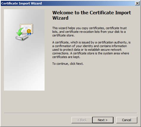 How To Import Intermediate And Root Certificates Via Mmc Helpdesk
