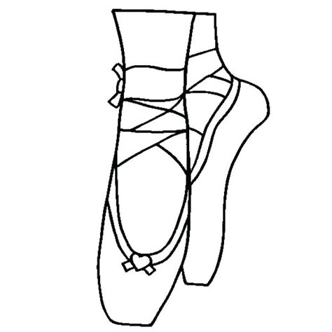 Ballet Shoes Coloring Pages At Free Printable