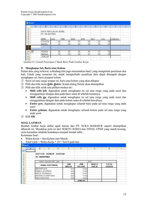 Totorial Microsoft Excel PDF