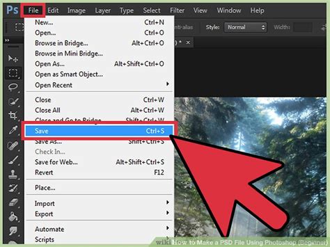 How To Make A PSD File Using Photoshop Beginner Steps