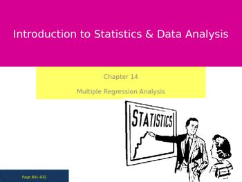 AP Statistics Chapter 14 Multiple Regression Analysis TpT