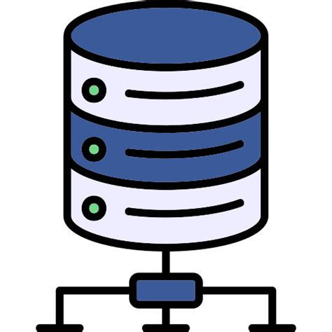 Database Storage Generic Color Lineal Color Icon
