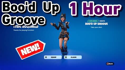Fortnite Bood Up Groove Emote 1 Hour Version From Paul Russell Youtube
