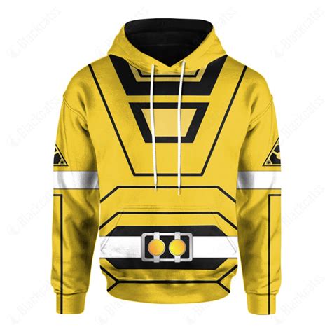 Power Rangers Turbo Yellow Ranger Costume Hoodie Sweatshirt T Shirt