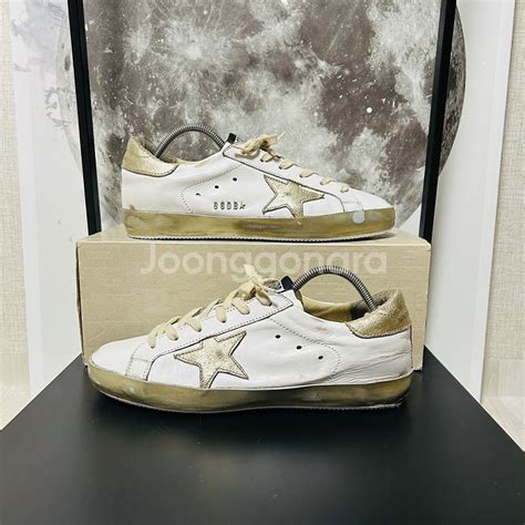 정품 40 골든구스 스파클 골드 스니커즈 255~ 운동화스니커즈 중고나라