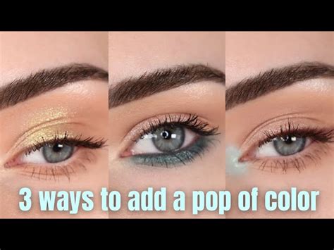 3 Easy Ways To Add Color To Your Eye Looks Schooltube