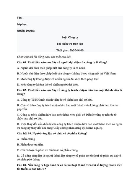 Assignment Company Pdf