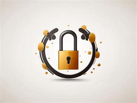 Premium Photo Security Shield Lock Icon On White Background 3d Render Concept For Protection