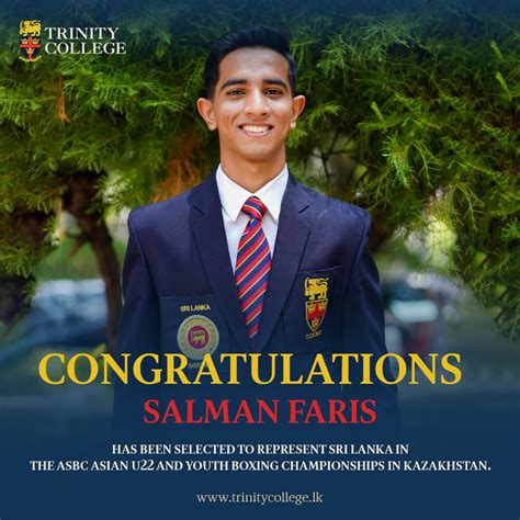 Trinity College Kandy On Linkedin Trinitycollegelk Teamsalman