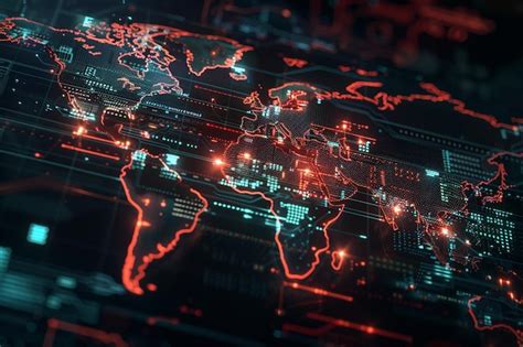 Premium Vector 3d Illustration Of Abstract Sphere Shape Of Glowing Circles And Particles