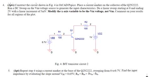 Solved Pts Construct The Circuit Shown In Fig In Chegg