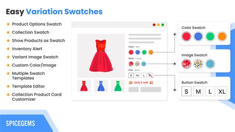 Evs ‑ Easy Variation Swatches Easily Display Product Variants As