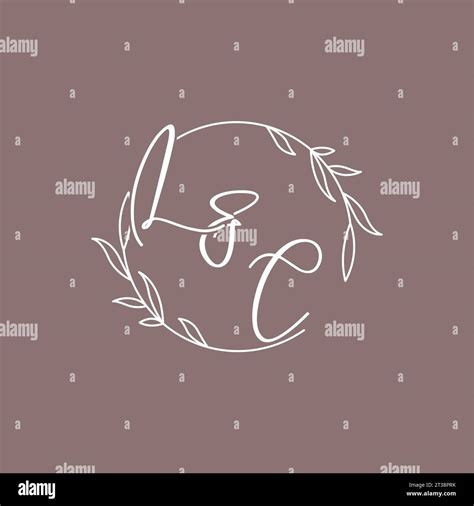 LC Wedding Initials Monogram Logo Ideas Vector Graphic Stock Vector Image Art Alamy