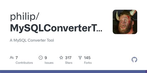 GitHub Philip MySQLConverterTool A MySQL Converter Tool