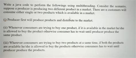 Solved Write A Java Code To Perform The Followings Using
