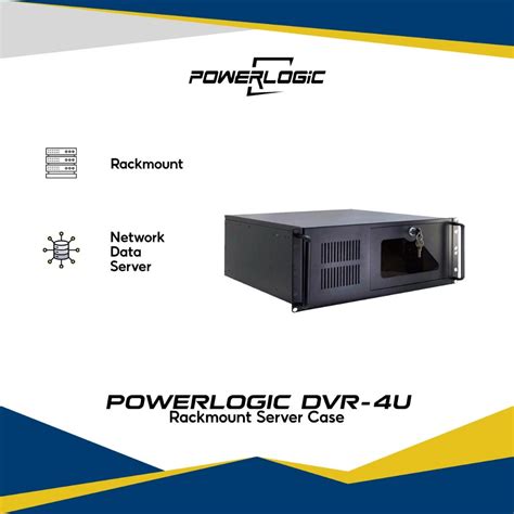 Powerlogic Dvr 4u Rackmount Server Case Chassis Casing Network Data Server Cabinet Rack 4u