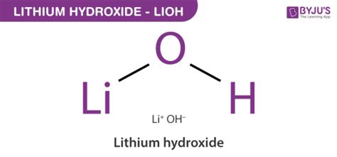 Lithium Hydroxide Lioh Physical And Chemical Properties Uses