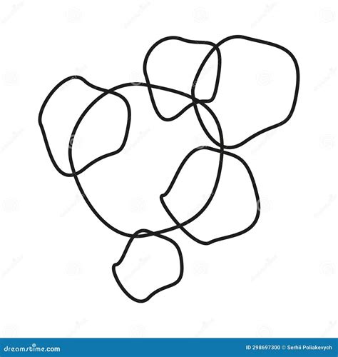 Doodle Icon With Random Overlapping Design Element Stock Illustration Illustration Of Line