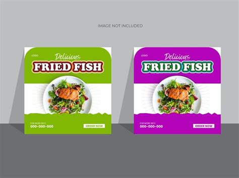 Premium Vector Food Social Media Post Design Template