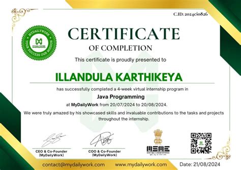 Illandula Karthikeya On Linkedin Happy To Share My Certificate Of