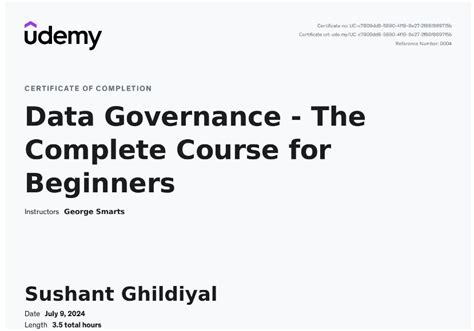 Sushant Ghildiyal On Linkedin Datagovernance Datamanagement Udemy