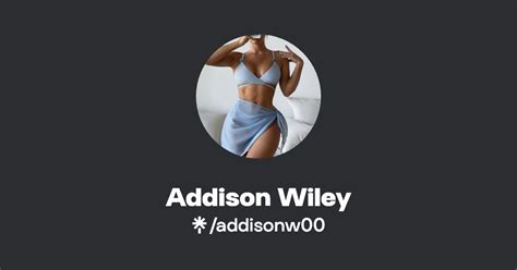 Addison Wiley Instagram Linktree