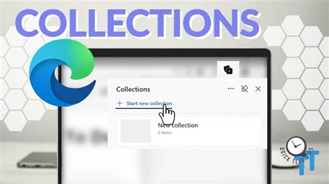 How To Use Collections In Microsoft Edge Youtube