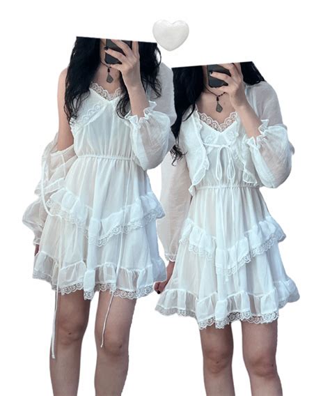 [당일출고 주문폭주] 레이스 캉캉 나시 미니원피스 화이트 에이블리