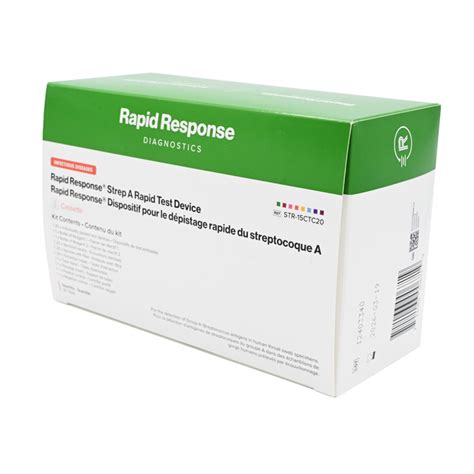 Strep A Rapid Test Device Test Cassettes With Controls BTNX Inc