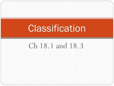 Ppt Classification Powerpoint Presentation Free Download Id 3876859