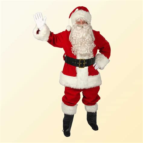 Halco Regal Red Velvet Santa Claus Costume Santa And Co Llc
