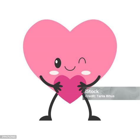 얼굴 손 발 와 만화 심장 캐릭터 마음으로 사랑의 상징 벡터 일러스트 레이 션 2월에 대한 스톡 벡터 아트 및 기타 이미지 2월 Animated Feature Film