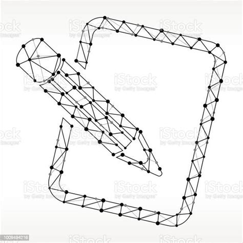 연필 및 종이 삼각형 노드 흑백 패턴 교육에 대한 스톡 벡터 아트 및 기타 이미지 교육 단순함 라인아트 Istock