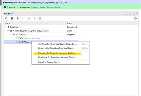 Arty S7 50 Artybot How To Store Microblaze Program In The Quad Spi