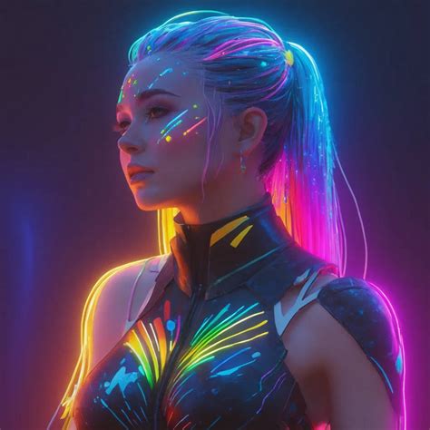 Neon Girls 24 By Bjornenlinda On Deviantart