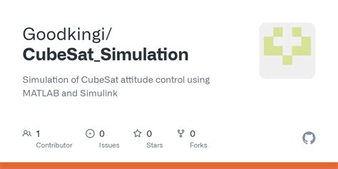 Github Goodkingicubesatsimulation Simulation Of Cubesat Attitude Control Using Matlab And